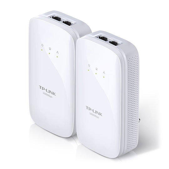 Dual Gigabit Homeplugs Twin Pack from TP LINK TL-PA7020 KIT LN72509 ...