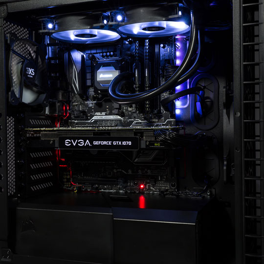 NVIDIA GTX 1070 VR Gaming PC with an overclocked Intel Core i7 LN73042 ...