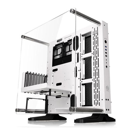 ThermalTake Core P3 Snow Edition Horizontal/Vertical/Wall Mountable ...