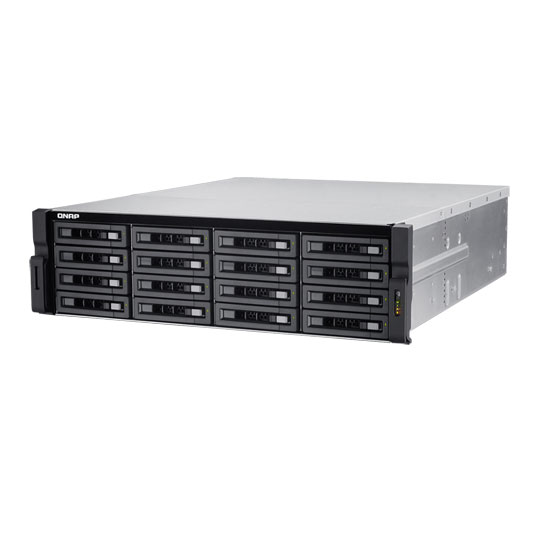 QNAP 3U Rackmount Server i3 TS-EC1680U-i3-8G-R2 LN73664 | SCAN UK