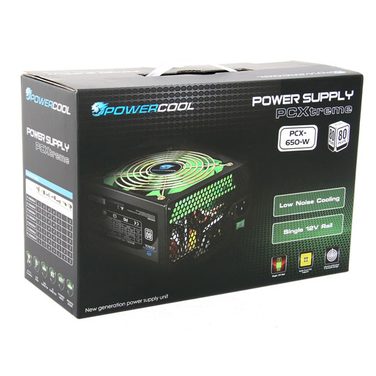 Powercool 650W PCX-650-W Power Supply/PSU LN74204 | SCAN UK
