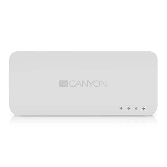 Canyon CA-CNE-CPB44W 4400mAh Power Bank White With Torch LN74230 | SCAN UK