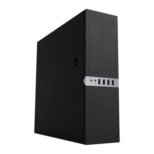 CiT S503 Ultra Thin micro ATX Tower/Desktop Case with Tool-Less Design ...