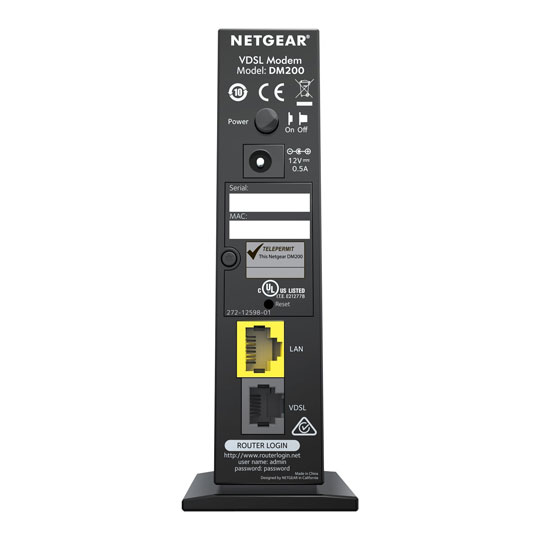 Netgear ADSL2+/VDSL High Speed DSL Modem DM200-100EUS LN75140 | SCAN UK