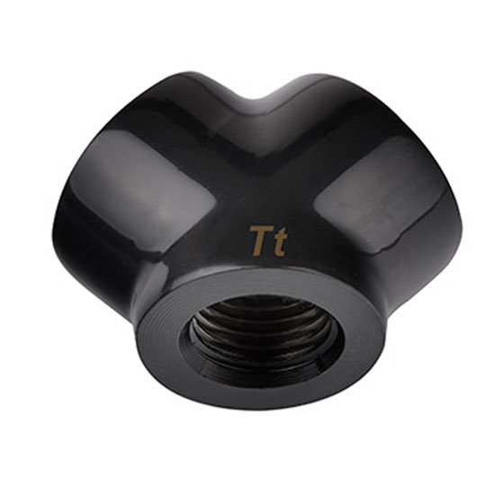 Pacific G1/4 Y Adapter Black DIY LCS/Fitting from Thermaltake LN75939 ...