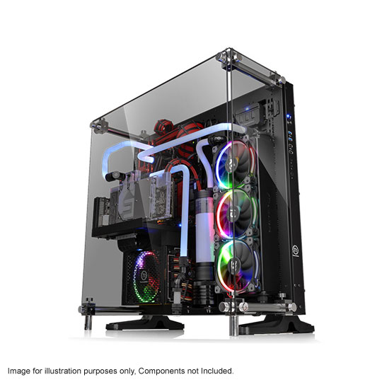 Core P5 Thermaltake Tempered Glass Open Frame Glass PC Gaming Case ...