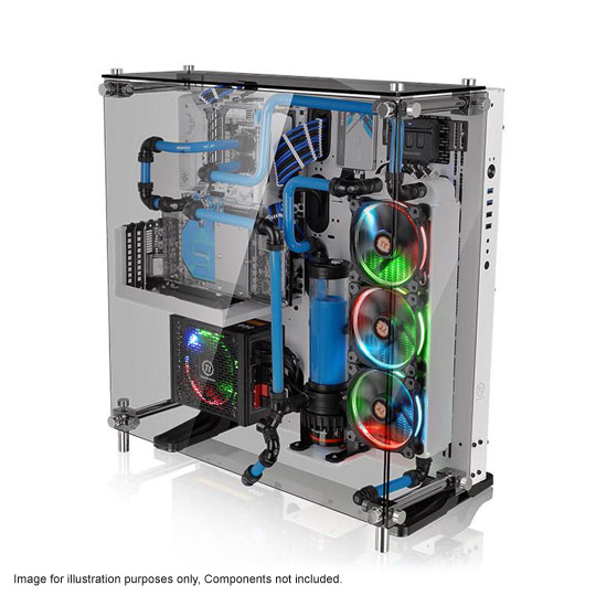 Core P5 Tempered Glass Snow Edition Open Frame PC Gaming Case from ...