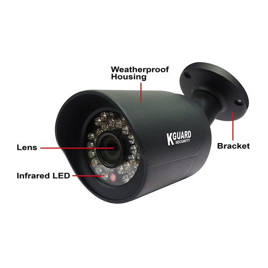 Kguard MH-4140 Home CCTV Security 4 Camera kit LN74265 | SCAN UK