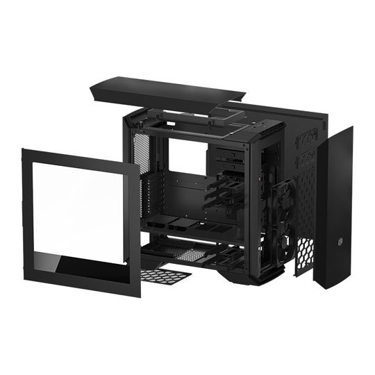 Cooler Master Case Pro 6 Modular Red PC Gaming Case LN77829 - MCY-C6P2 ...