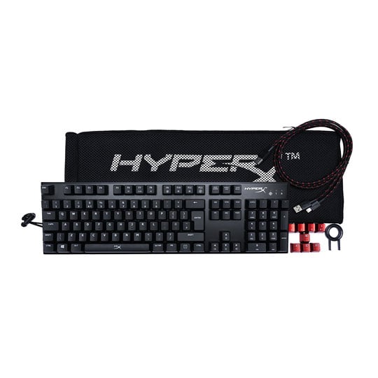 HyperX HX-KB1RD1-UK Mechanical Gaming Keyboard Cherry MX Red LN78757 ...
