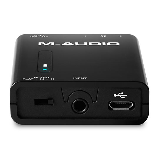 M-Audio Bass Traveler Portable Headphone Amplifier LN78786 | SCAN UK