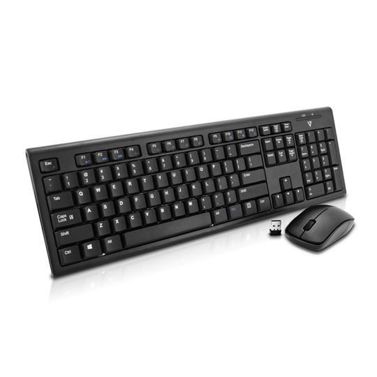 Wireless VSeven Keyboard and Optical 1000dpi Mouse LN78864 - CKW100UK ...