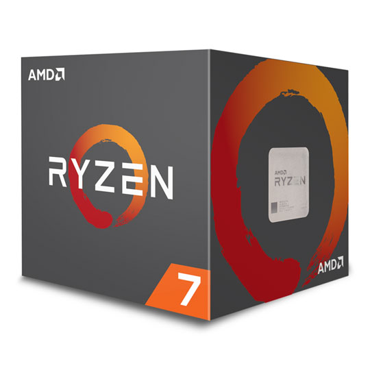 AMD Ryzen 7 1700 8 Core AM4 CPU/Processor with Wraith Spire 95W cooler ...
