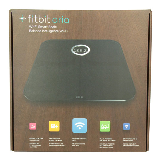 Fitbit Aria Smart WiFi Scale, Black LN78907 - FB201B-EU | SCAN UK