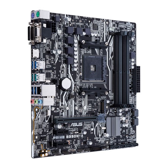 ASUS AMD AM4 Ryzen PRIME B350M-A Micro ATX Motherboard LN79042 ...