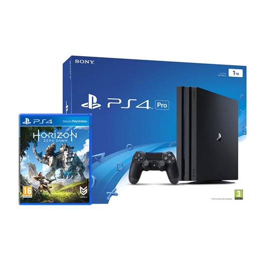 Sony PS4 Pro Console with Horizon Zero Dawn Game