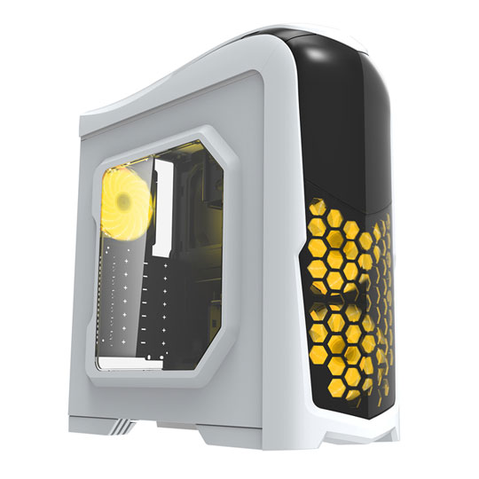 Nexus Game Max RGB White PC Gaming Case with SD Card Reader LN79513 ...