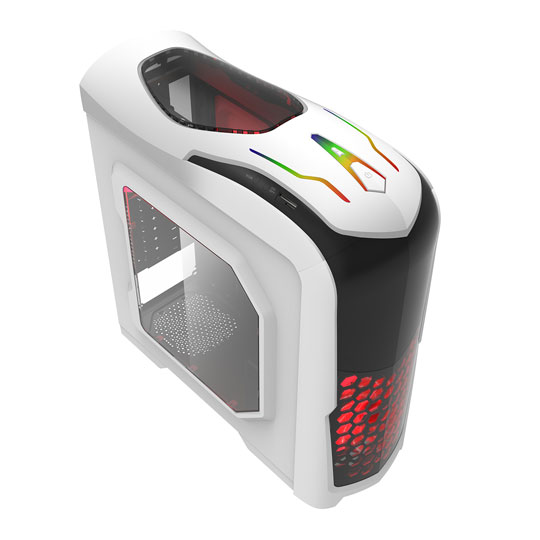 Nexus Game Max RGB White PC Gaming Case with SD Card Reader LN79513 ...