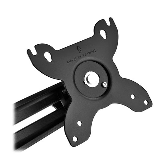 Silverstone Dual Monitor Desk Stand supports up to 24" LCD Monitors ...