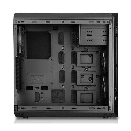 Sama Ark Black Full Tower PC Gaming Case with RGB Front Top & Rear Fans ...