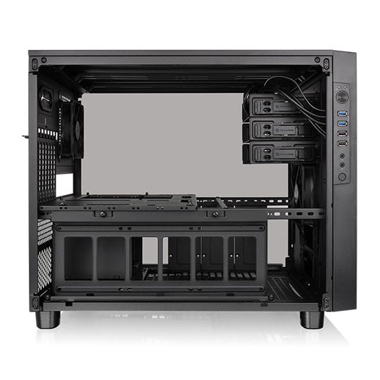 Thermaltake Black Core X5 Tempered Glass Edition Cube PC Gaming Case ...