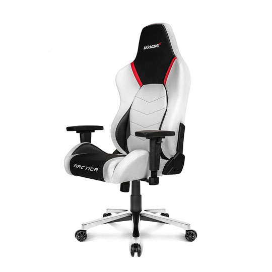 AK Racing White Artica Gaming Chair in Faux Leather LN80941 - AK ...