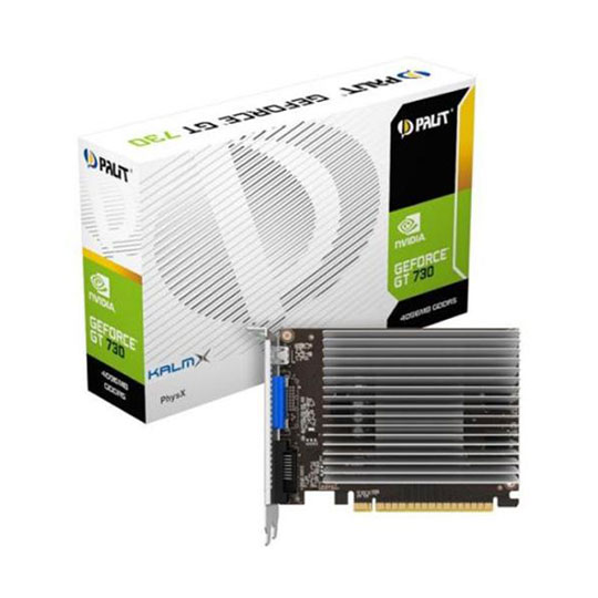 Palit GeForce GT 730 KalmX Passive Silent Graphics Card - 4GB LN81293 ...