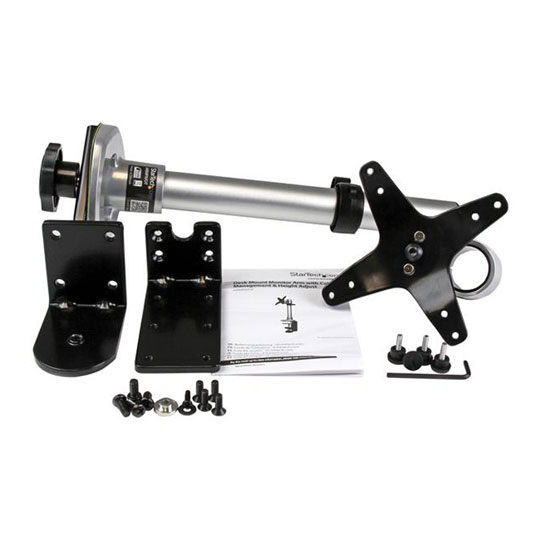 StarTech.com Single Monitor Stand Tilt Swivel Pivot Height Adjustable ...