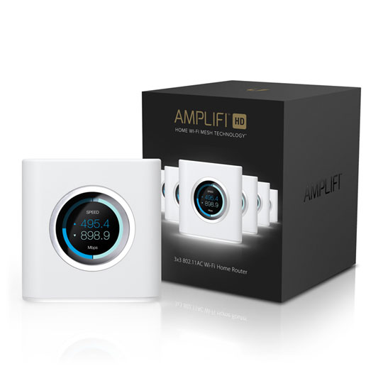 AmpliFi UK Model HD Home Wireless Mesh Router with LCD Display LN81987 ...