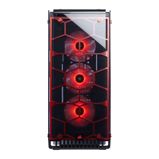 Corsair Crystal 570X RED RGB Glass PC Gaming Case LN82388 - CC-9011111 ...