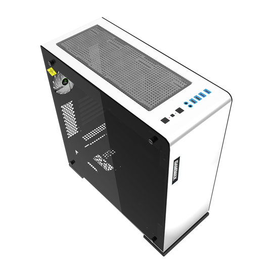 GameMax Vega White RGB Full Tower Case Tempered Glass Window LN83032 ...