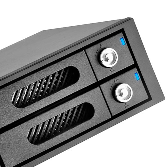 Silverstone Trayless Hot Swap Mobile Rack LN83151 - SST-FSR202 | SCAN UK