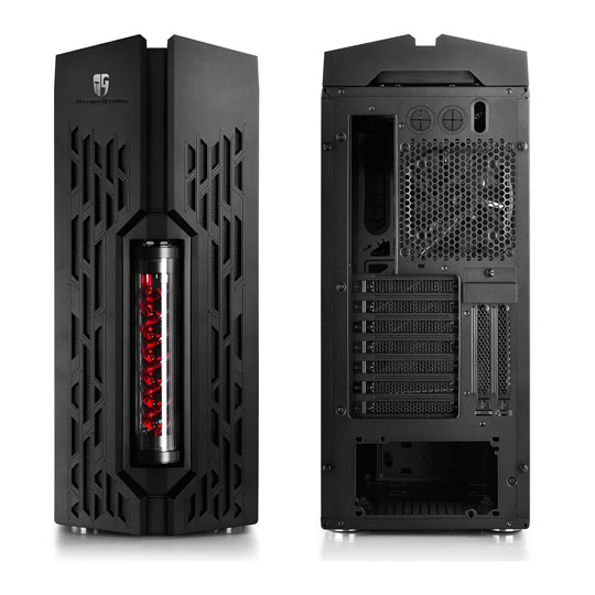 DeepCool Genome II Red Helix AIO PC Gaming Case LN83816 - DP-ATXLCS-GEN ...