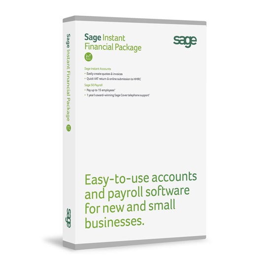 Sage Instant Financial Package 1 user/15 employees LN83963 ...