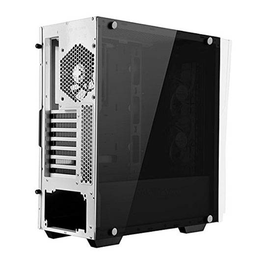 SilverStone Red Line Mid Tower Performance Case Tempered Glass Window ...
