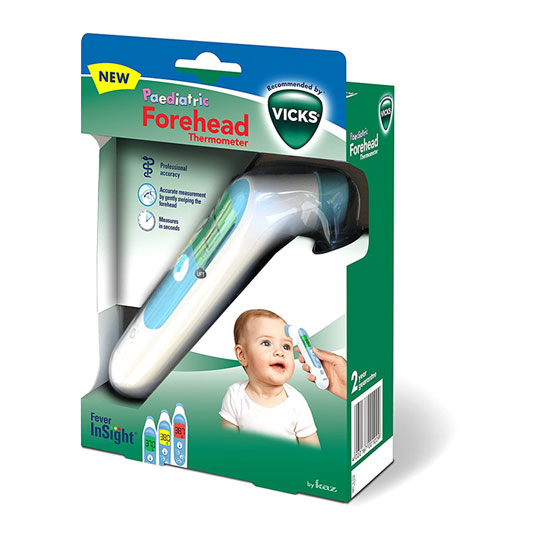 Vicks Forehead Thermometer Professional Class with Fever InSight LN84784 VFH100 SCAN UK