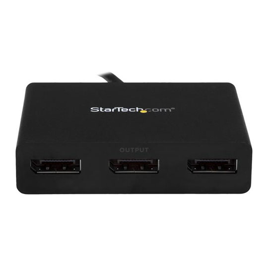 StarTech.com 3 Port USB-C to DisplayPort Monitor Hub LN85198 - MSTCDP123DP | SCAN UK