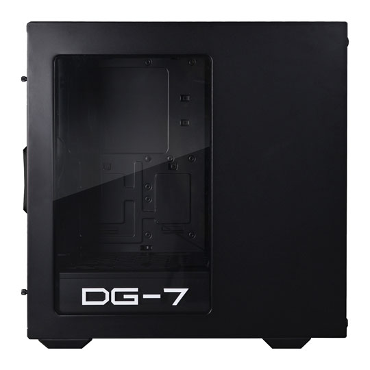 EVGA Black DG-73 Windowed Midi PC Gaming Case LN86461 - 130-P0-0020-KR ...