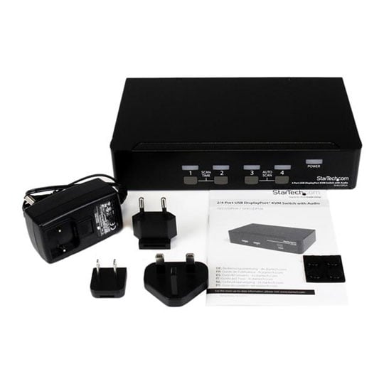 StarTech.com 4-Port DisplayPort/USB KVM Switch LN86668 - SV431DPUA ...