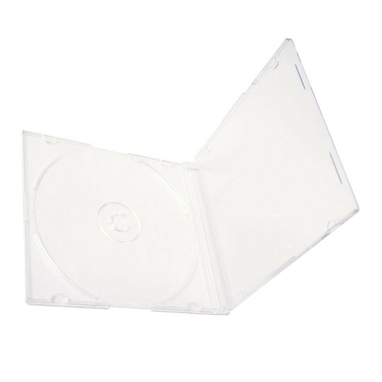 200Pcs CD Slimline Jewel Cases 5.2mm Crystal frost Tray 4 x 50 cello ...