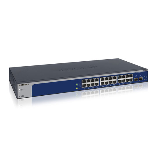 NETGEAR 24x10 Gigabit XS724EM Network Switch LN87757 - XS724EM-100EUS ...