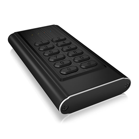 USB 3.0 Keypad Encrypted M.2 SATA Enclosure LN87894 - IB-189U3 | SCAN UK