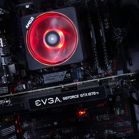 VR Ready Gaming PC with AMD Ryzen 5 2600X and NVIDIA GTX 1070 Ti ...
