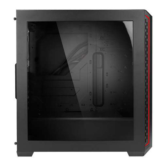 Antec P7 Black with Red Trim ATX Windowed Mid Tower PC Gaming Case ...