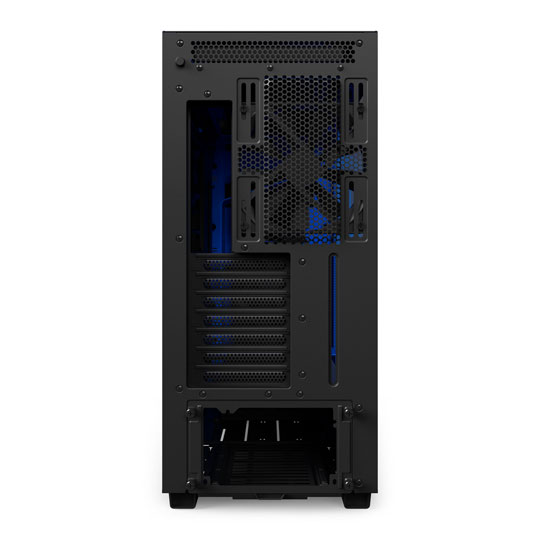 NZXT Blue H700 Tempered Glass Window Tower PC Gaming Case LN89841 - CA ...