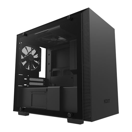 NZXT Black H200 Mini ITX Windowed PC Gaming Case LN89842 - CA-H200B-B1 ...
