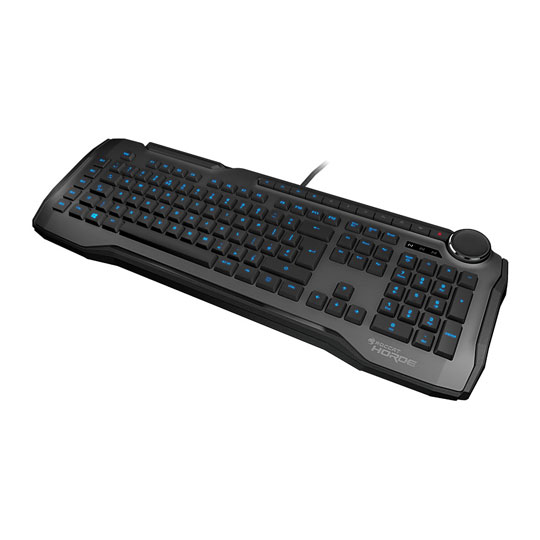 ROCCAT Horde Membranical Gaming Keyboard Backlit Blue LED with Tuning ...