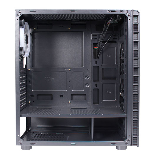 CIT Raider Blue LED Tempered Glass Midi PC Gaming Case LN92805 - CIT ...