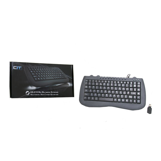 CIT 8118 Black Mini Combo (PS/2 and USB) Keyboard LN92809 - KB-8118CB ...