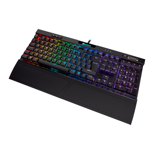 Corsair K70 RGB MK.2 Low Profile RapidFire Mechanical Gaming Keyboard ...